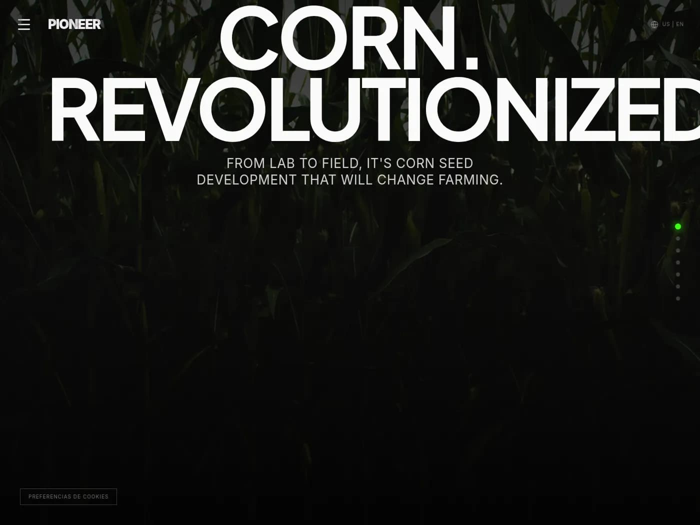 CORN Revolution Landing