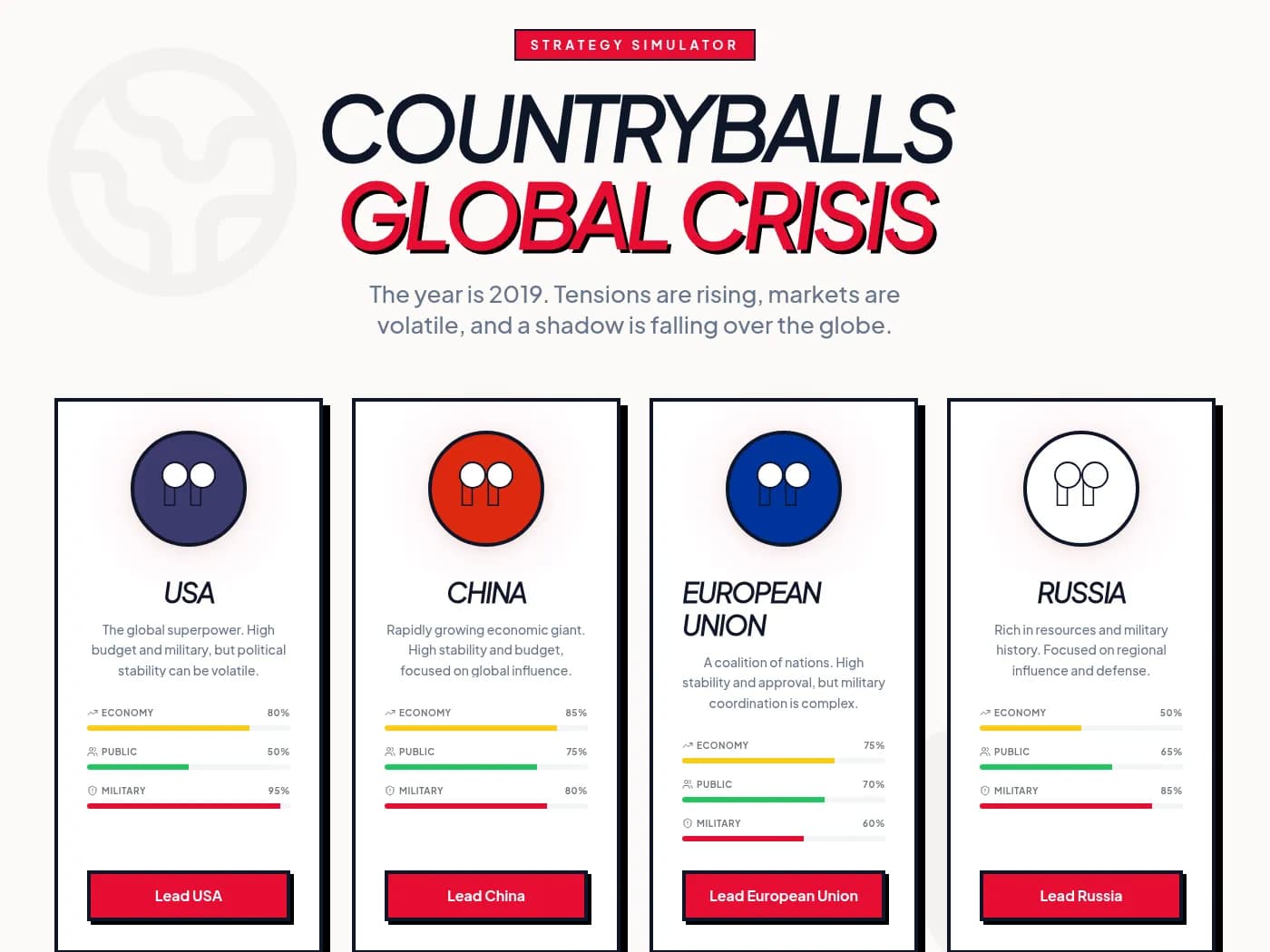 Countryballs Strategy Game