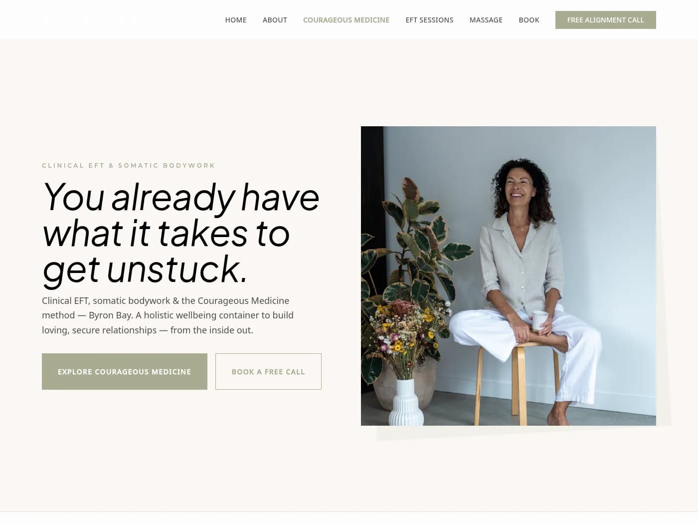 Courageous Medicine Website