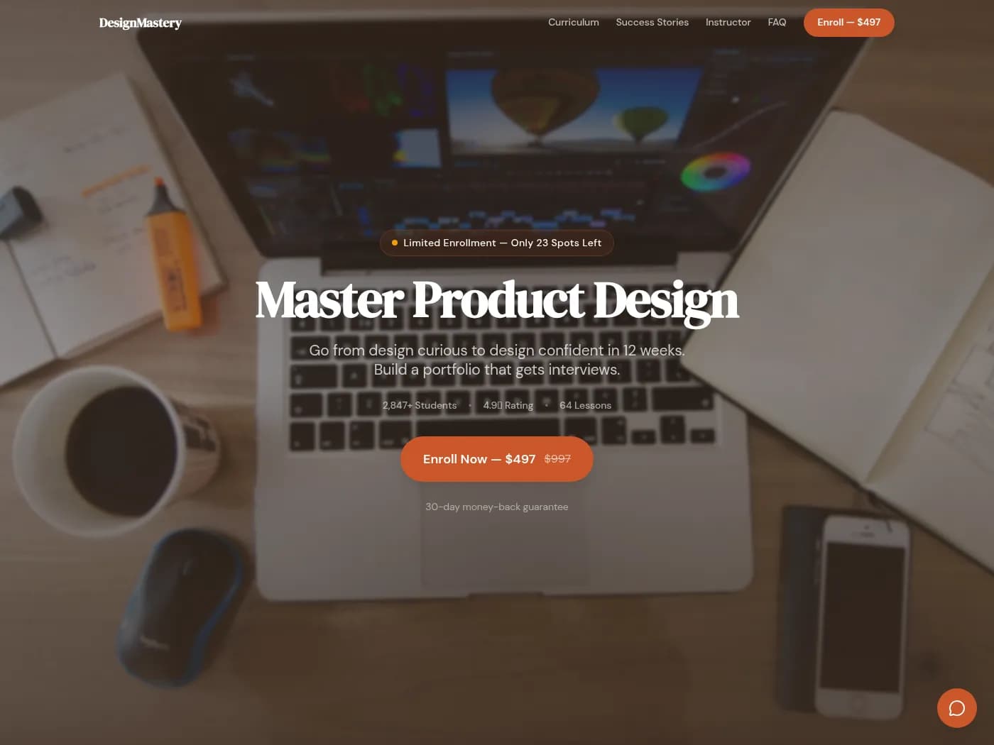 CourseLaunch Landing Page