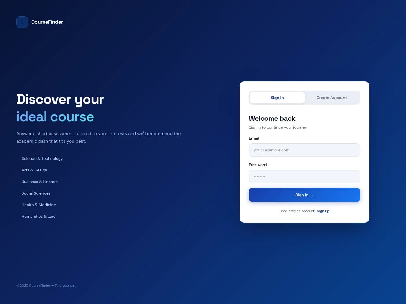 CourseFinder Desktop