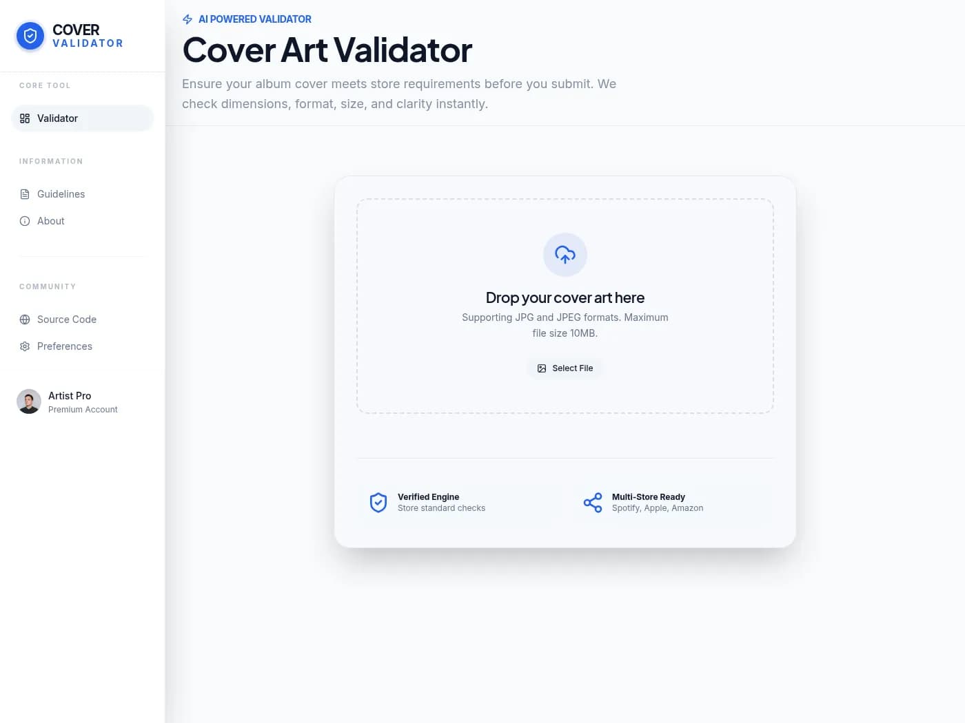 Cover Validator Tool