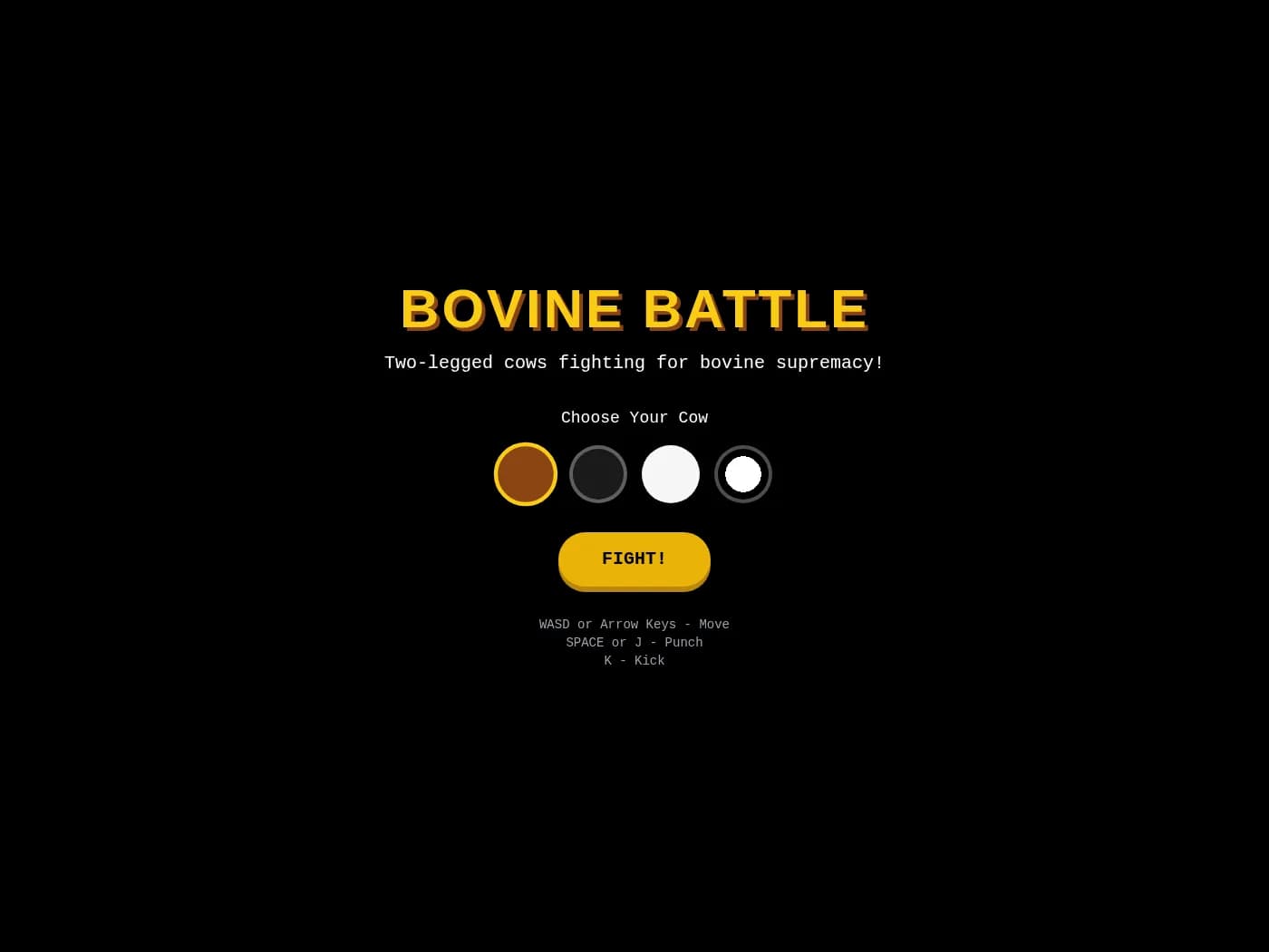 Bovine Battle Royale