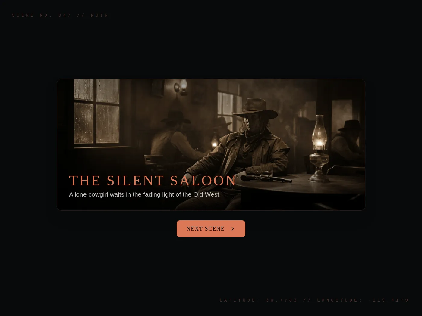 Cowboy Encounter Scene