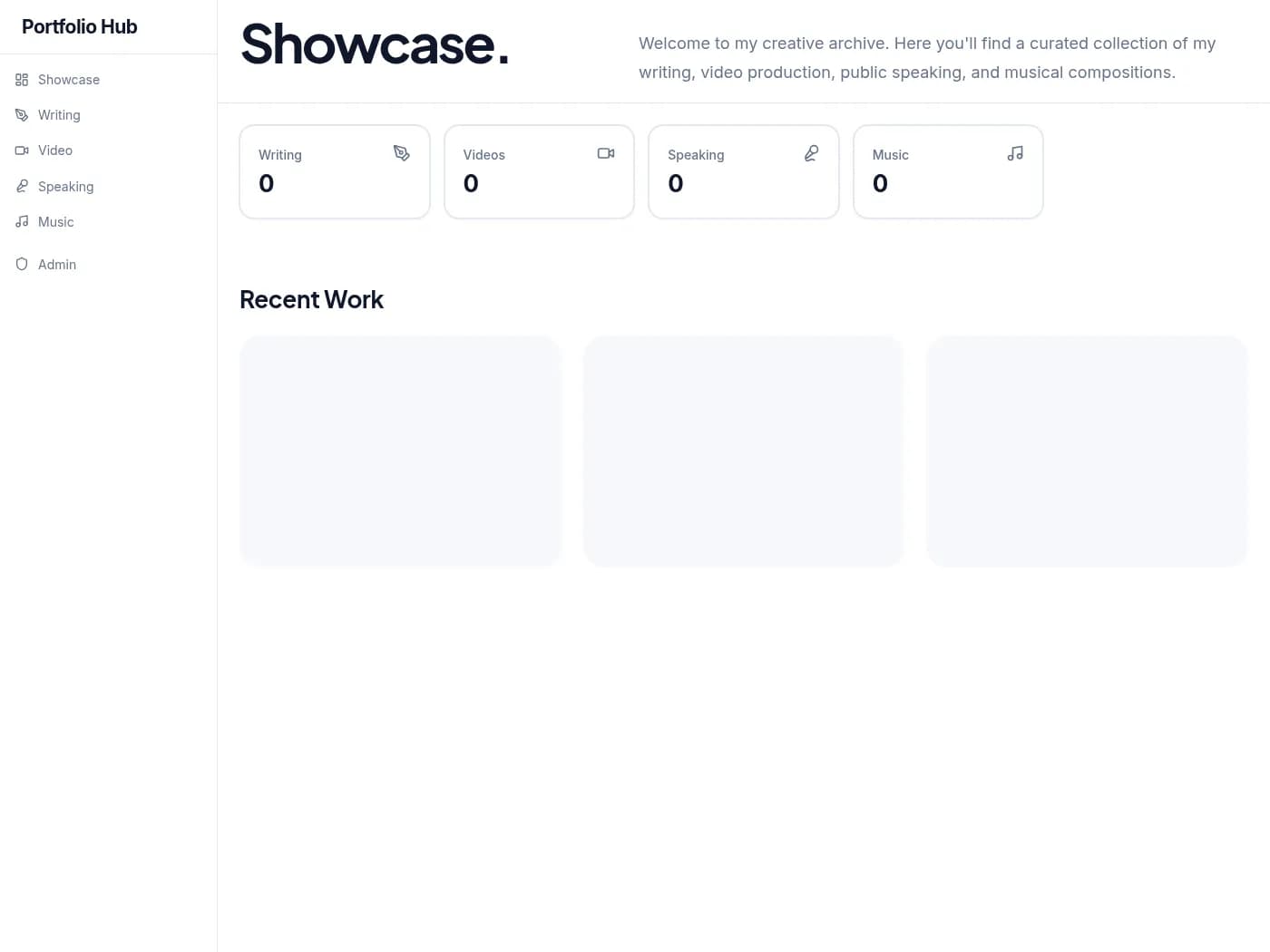Creative Portfolio Hub