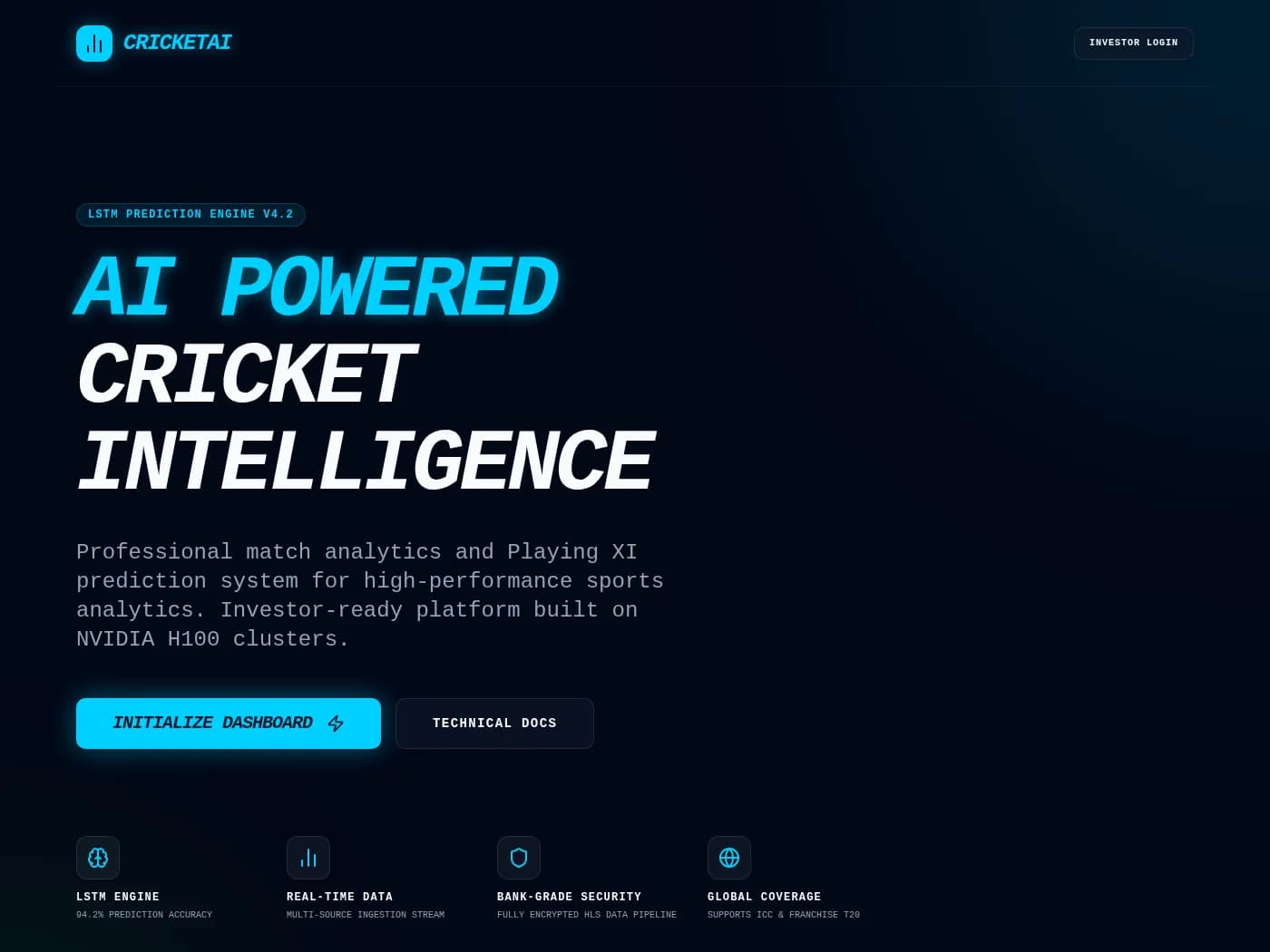 CricketAI Analytics Dashboard
