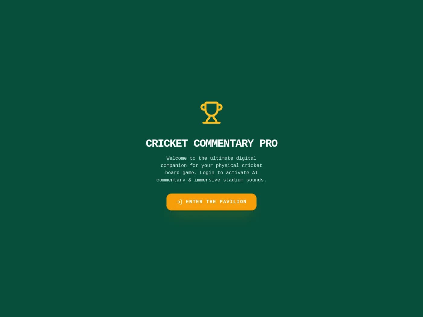 Cricket Commentary Pro