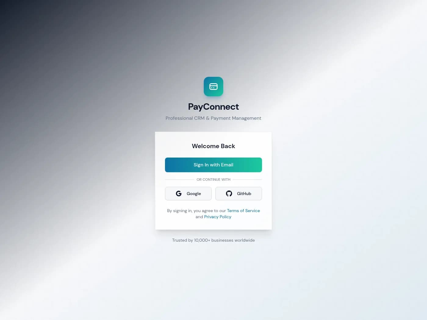 PayConnect CRM