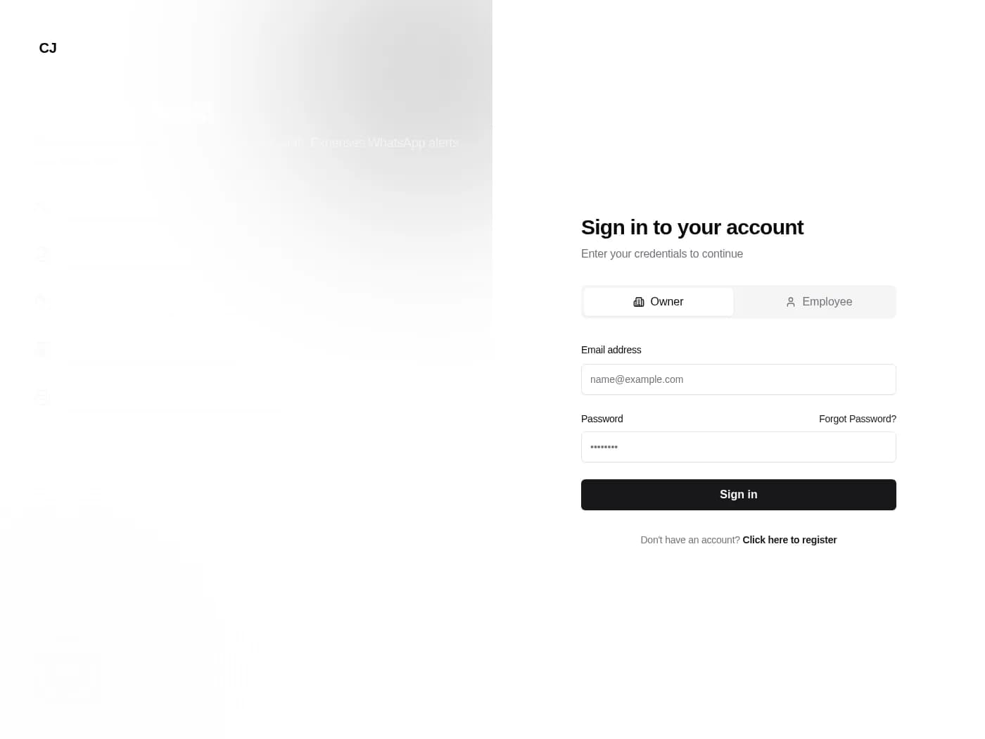 CRMJio Dashboard Clone