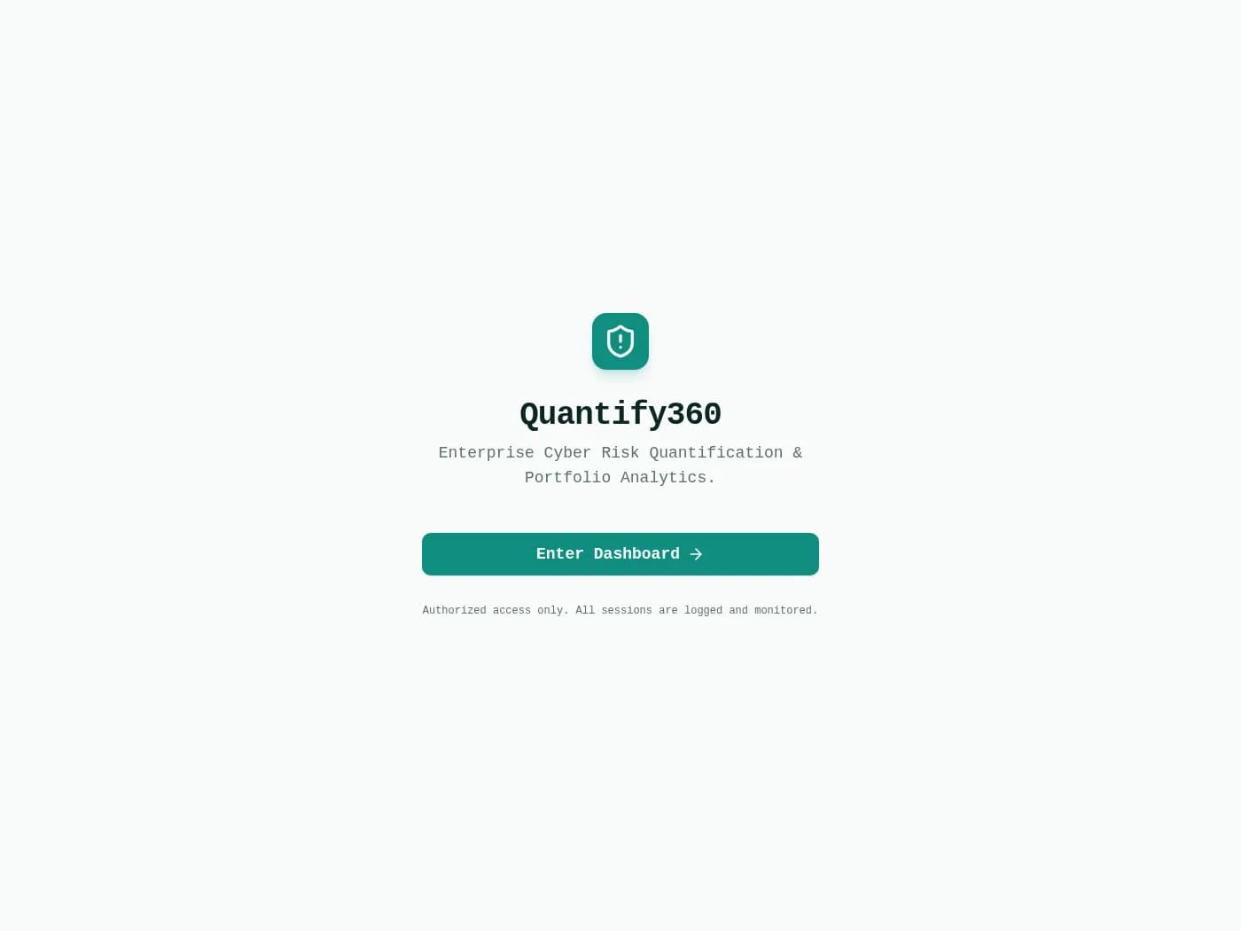 Quantify360 CRQ Dashboard