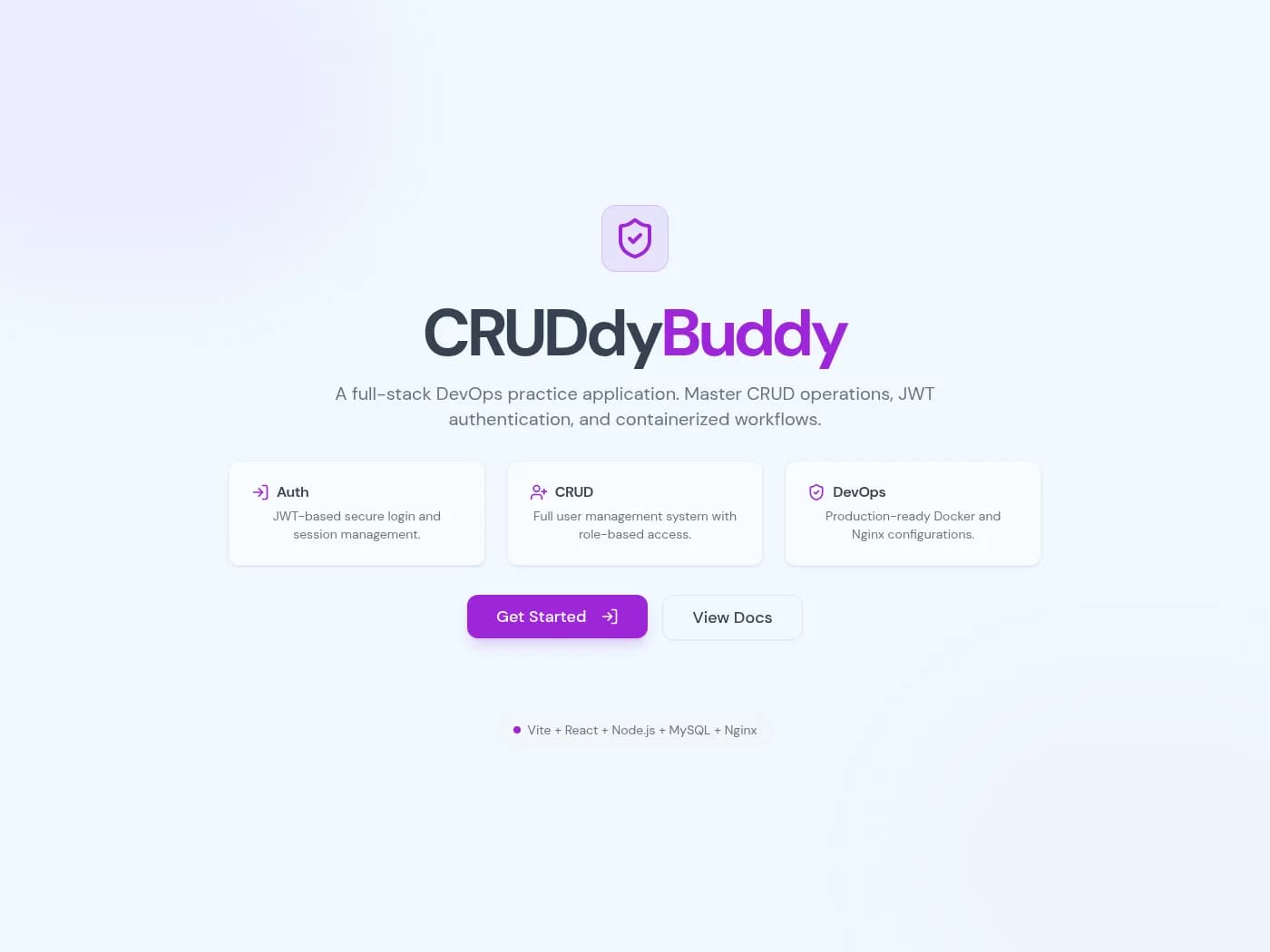 CRUDdyBuddy