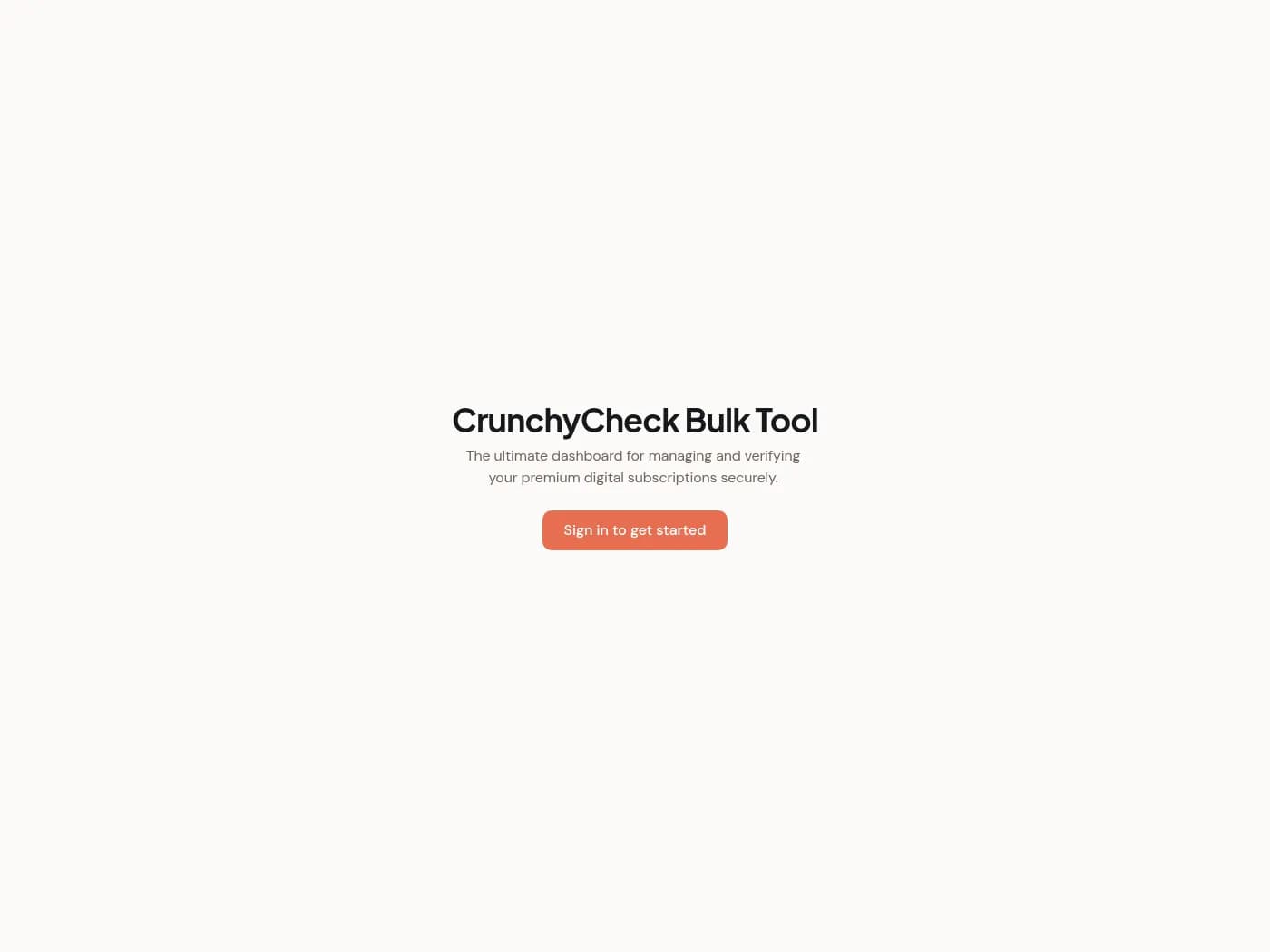 CrunchyCheck Bulk Tool