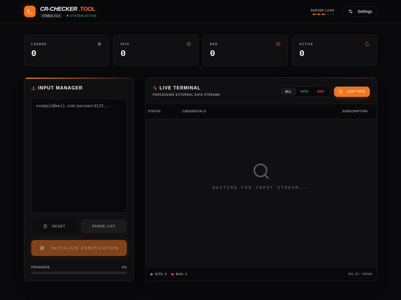 Crunchyroll Account Checker