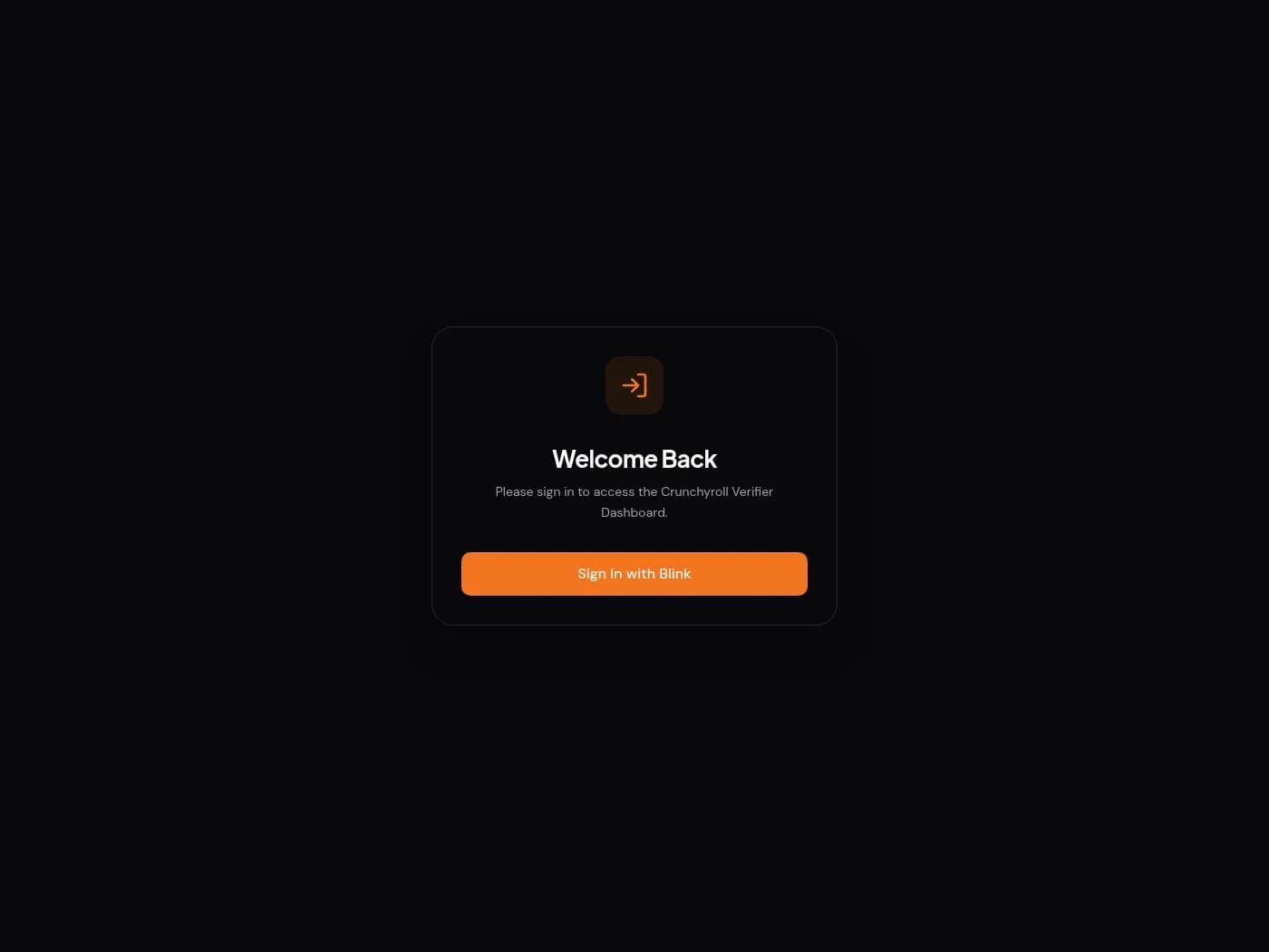 Crunchyroll Verifier Dashboard