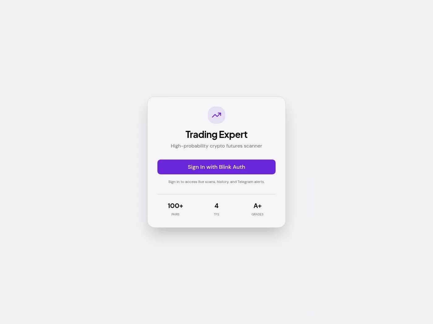 Trading Expert Crypto Scanner