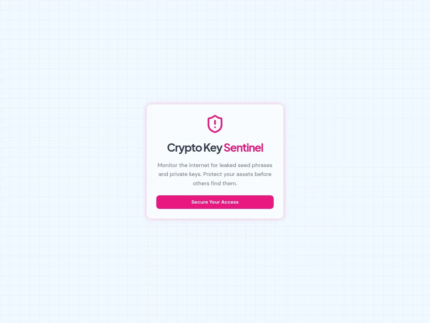 Crypto Key Sentinel