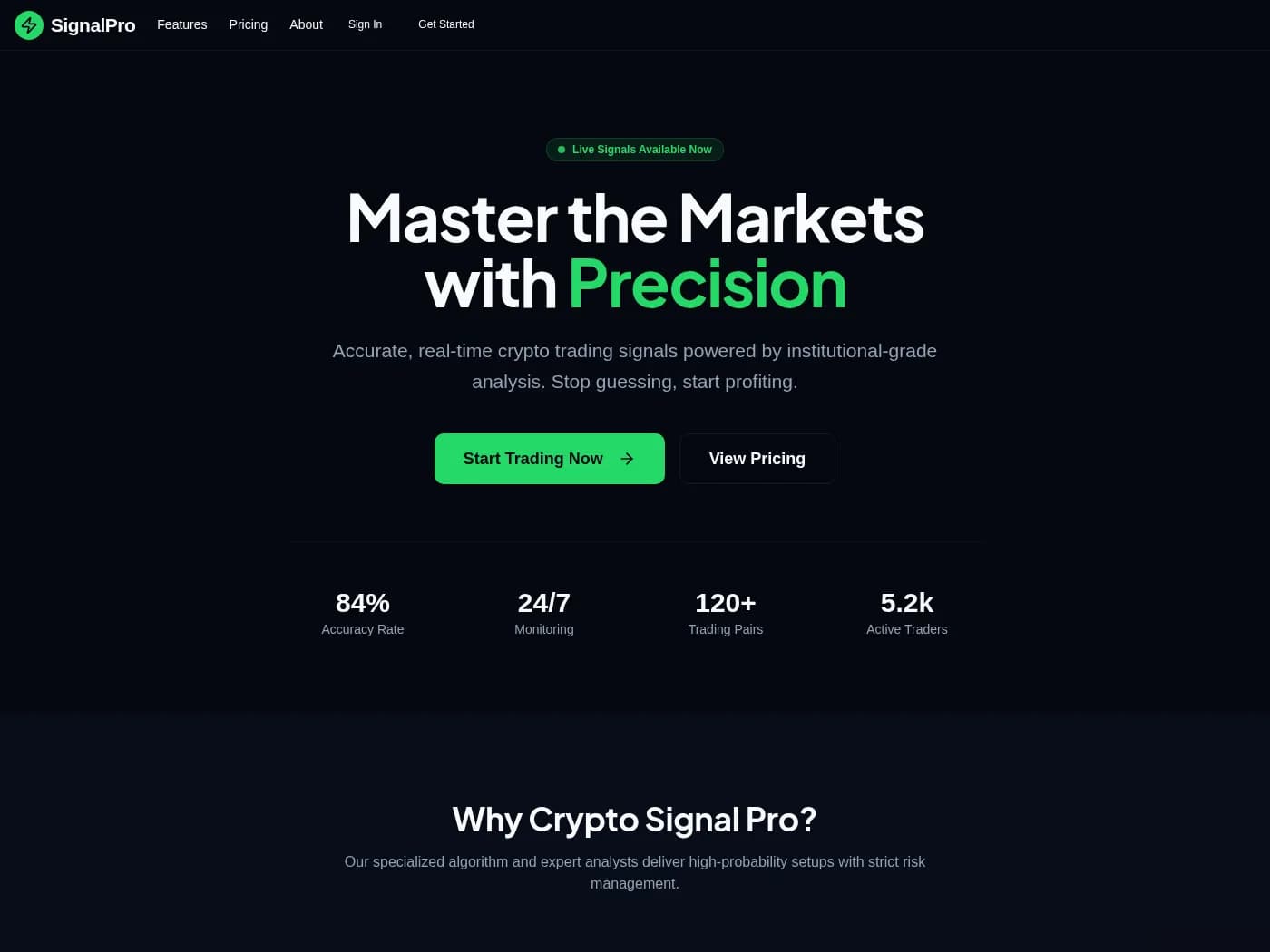 Crypto Signal Pro