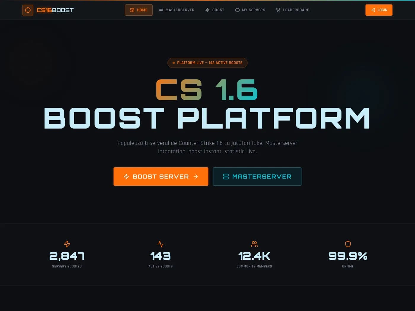 CS 1.6 Boost Platform