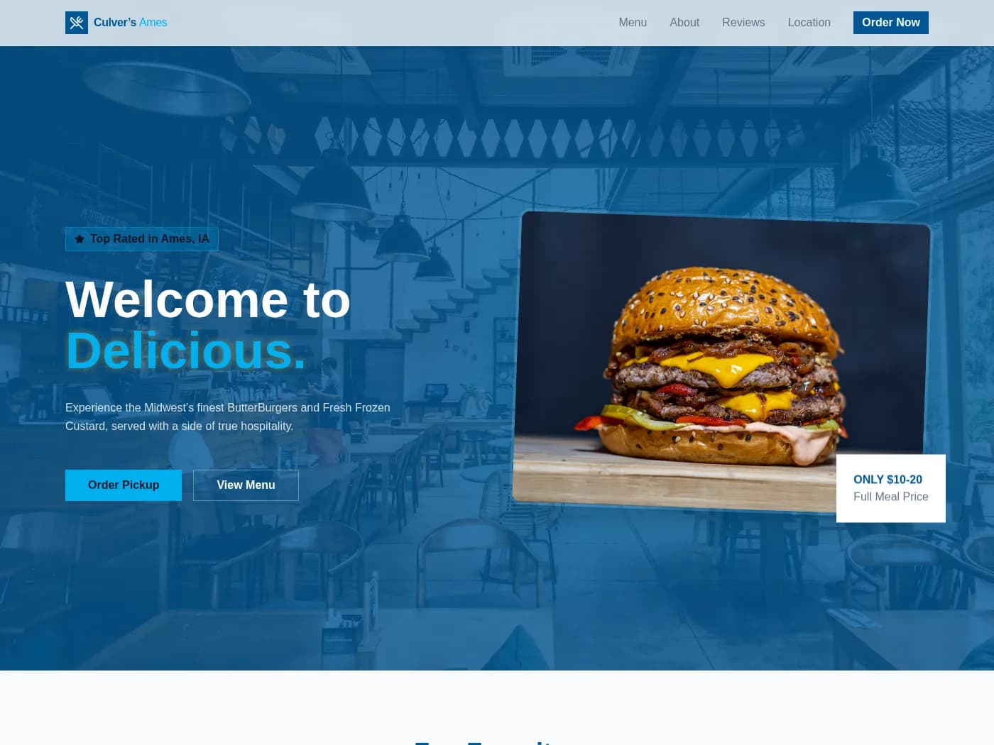 Culver’s Restaurant Site