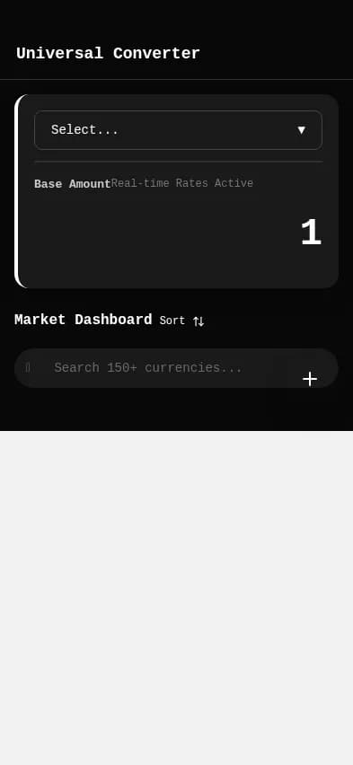 Universal Currency Converter