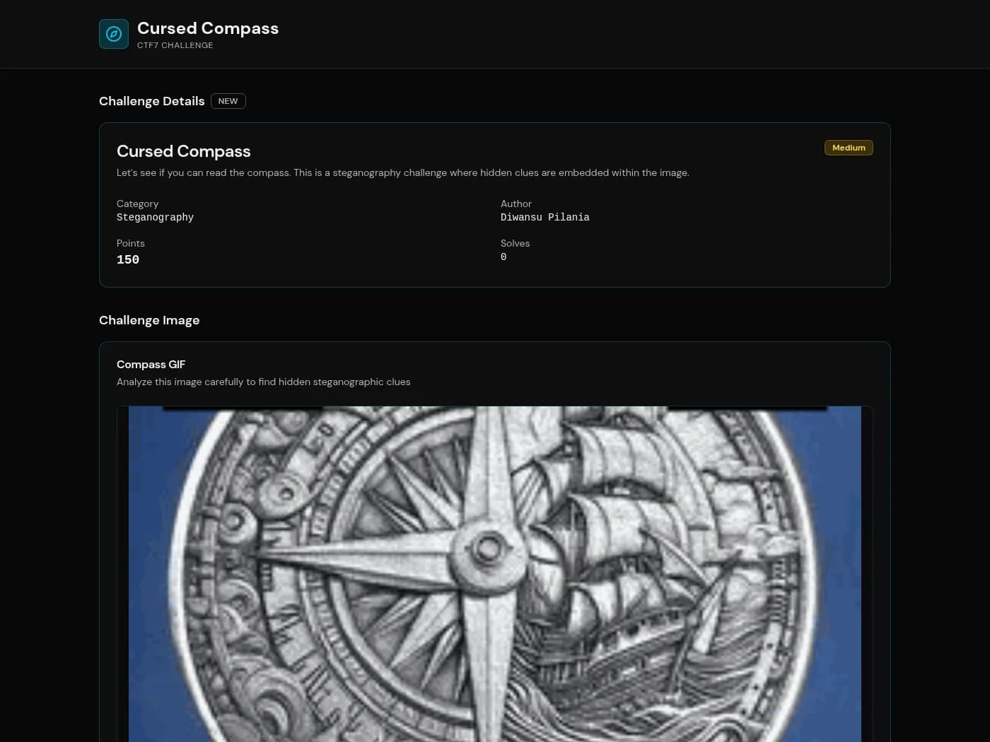 Cursed Compass CTF Challenge