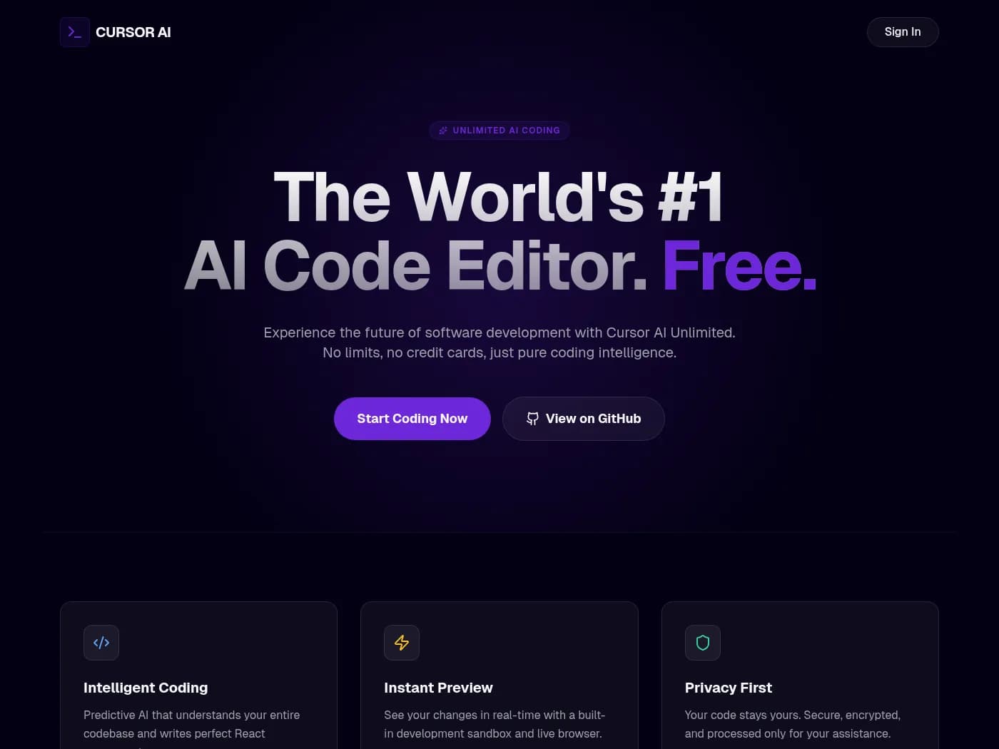 Cursor AI Unlimited