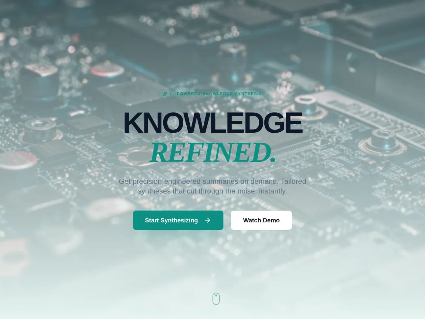Syntheseek Web App