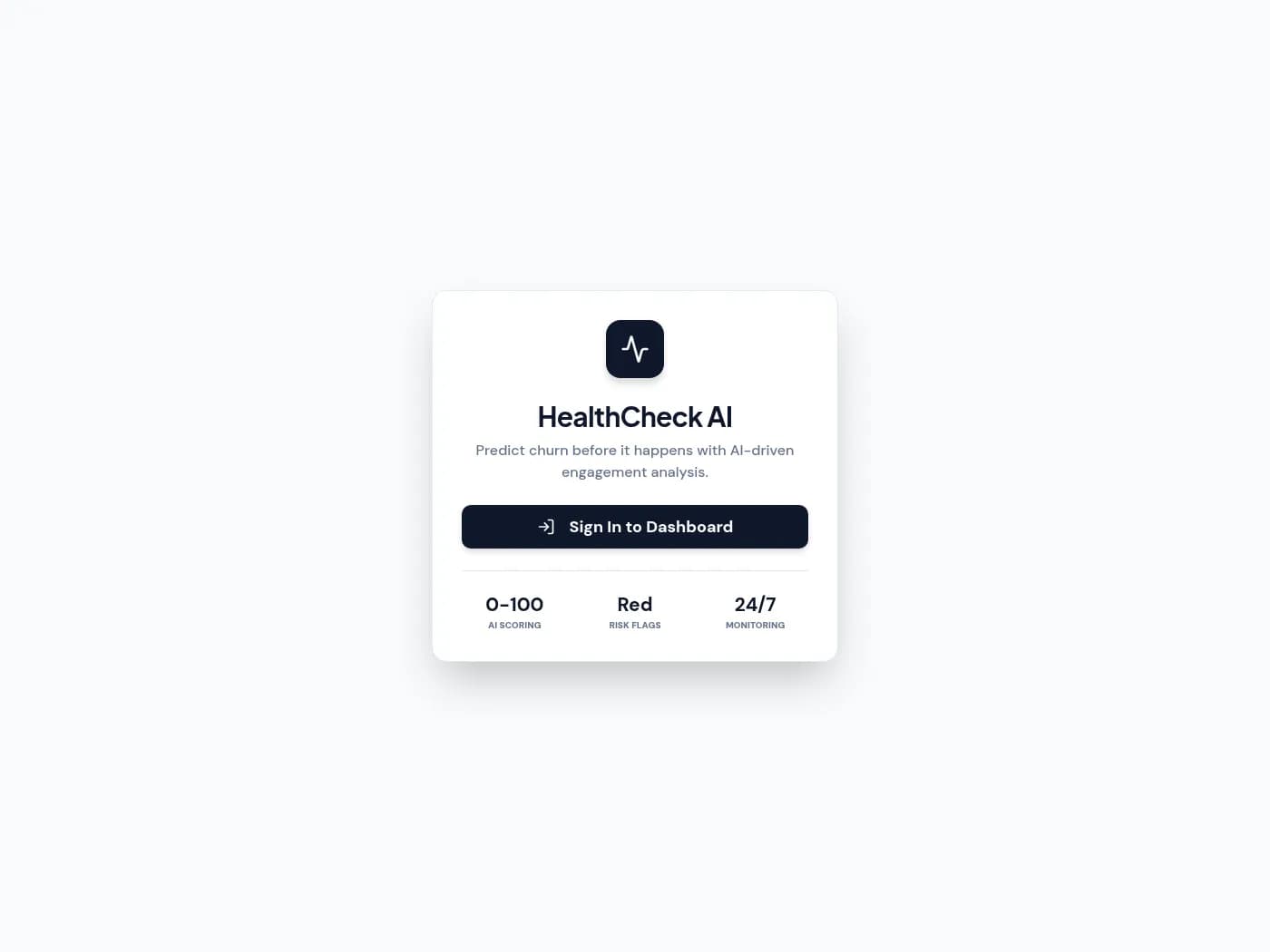 SaaS Customer Health Dashboard