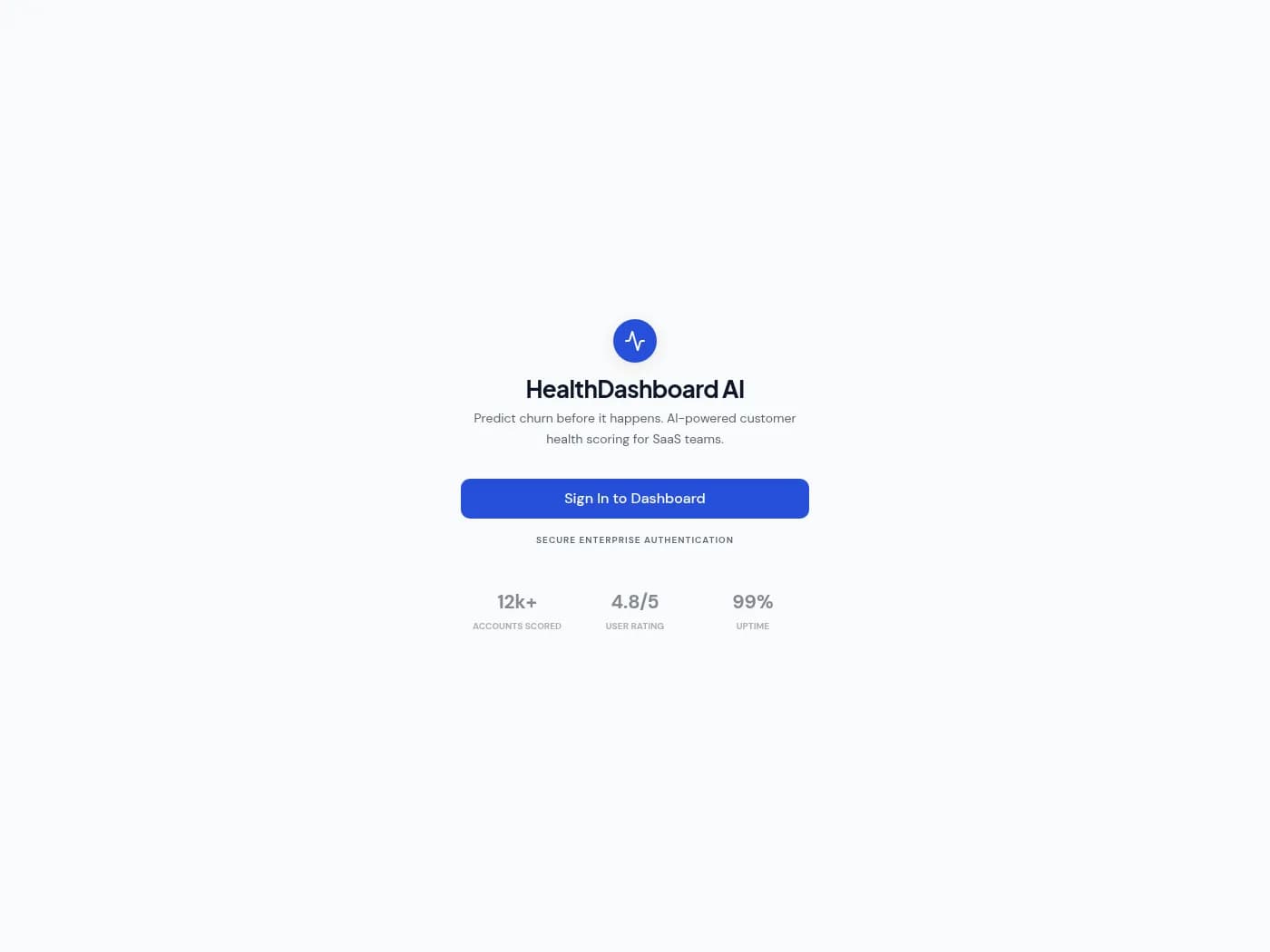 Customer Health AI Dashboard