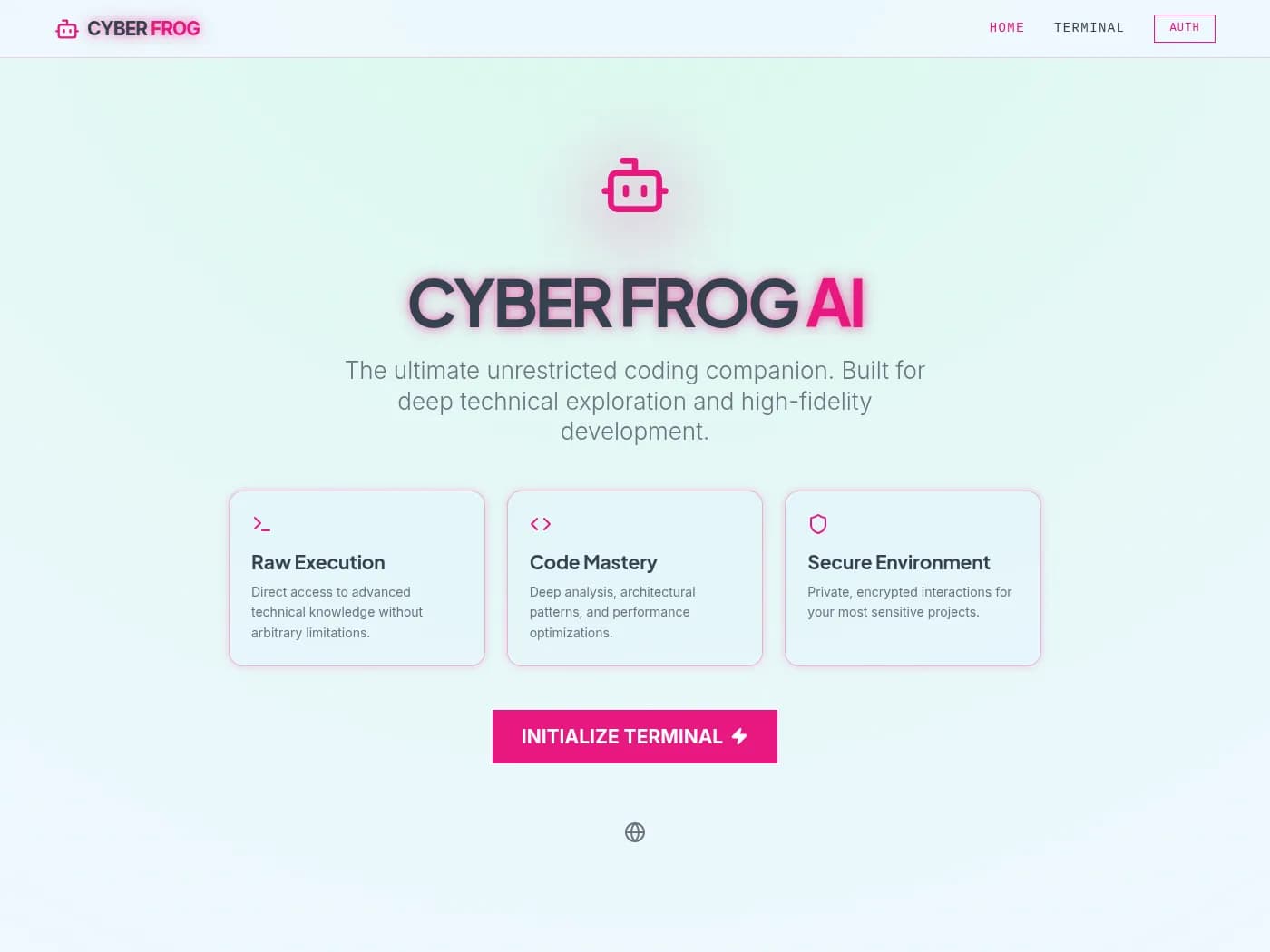 Cyber Frog AI App