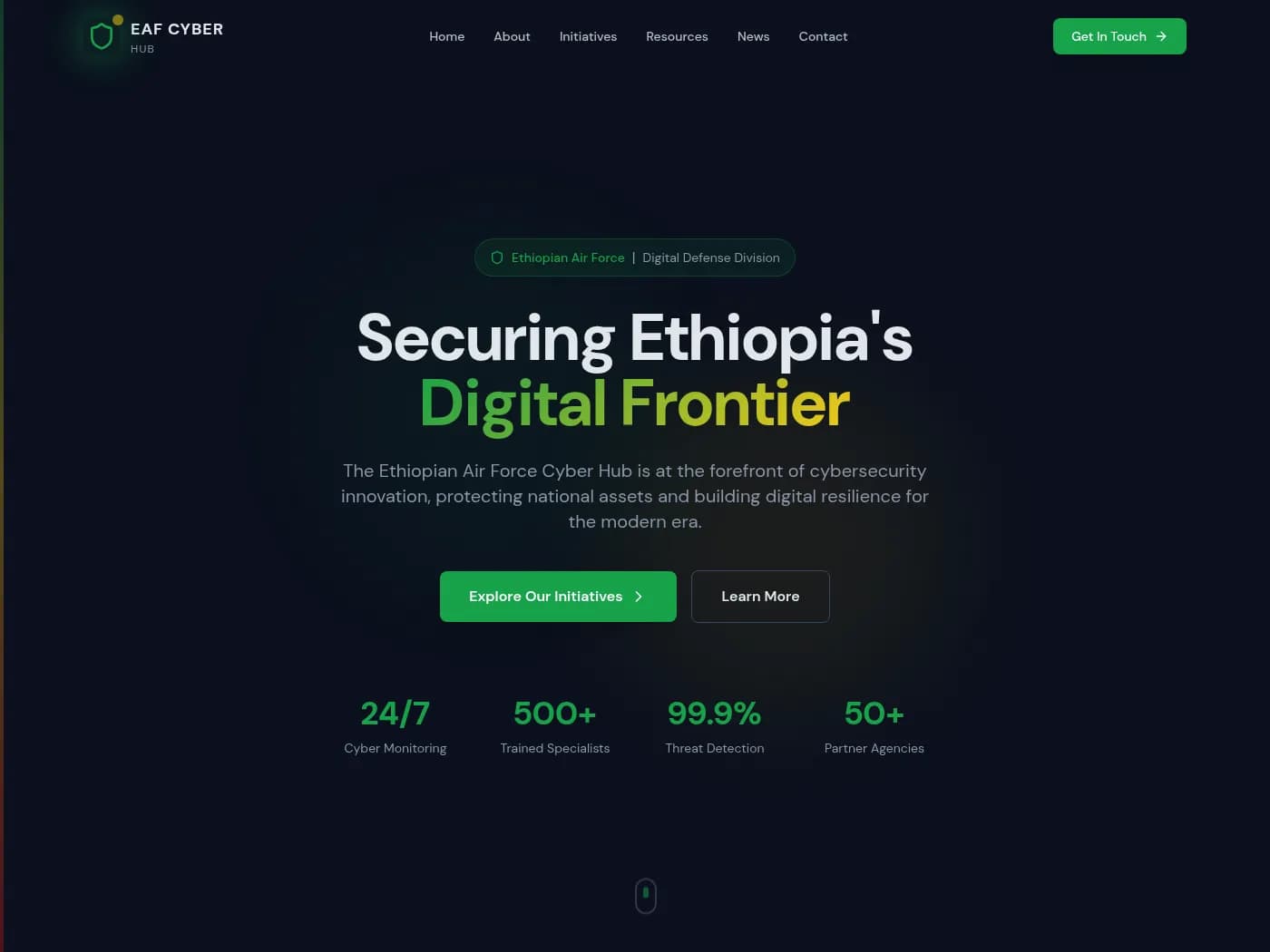 Ethiopian Air Force Cyber Hub