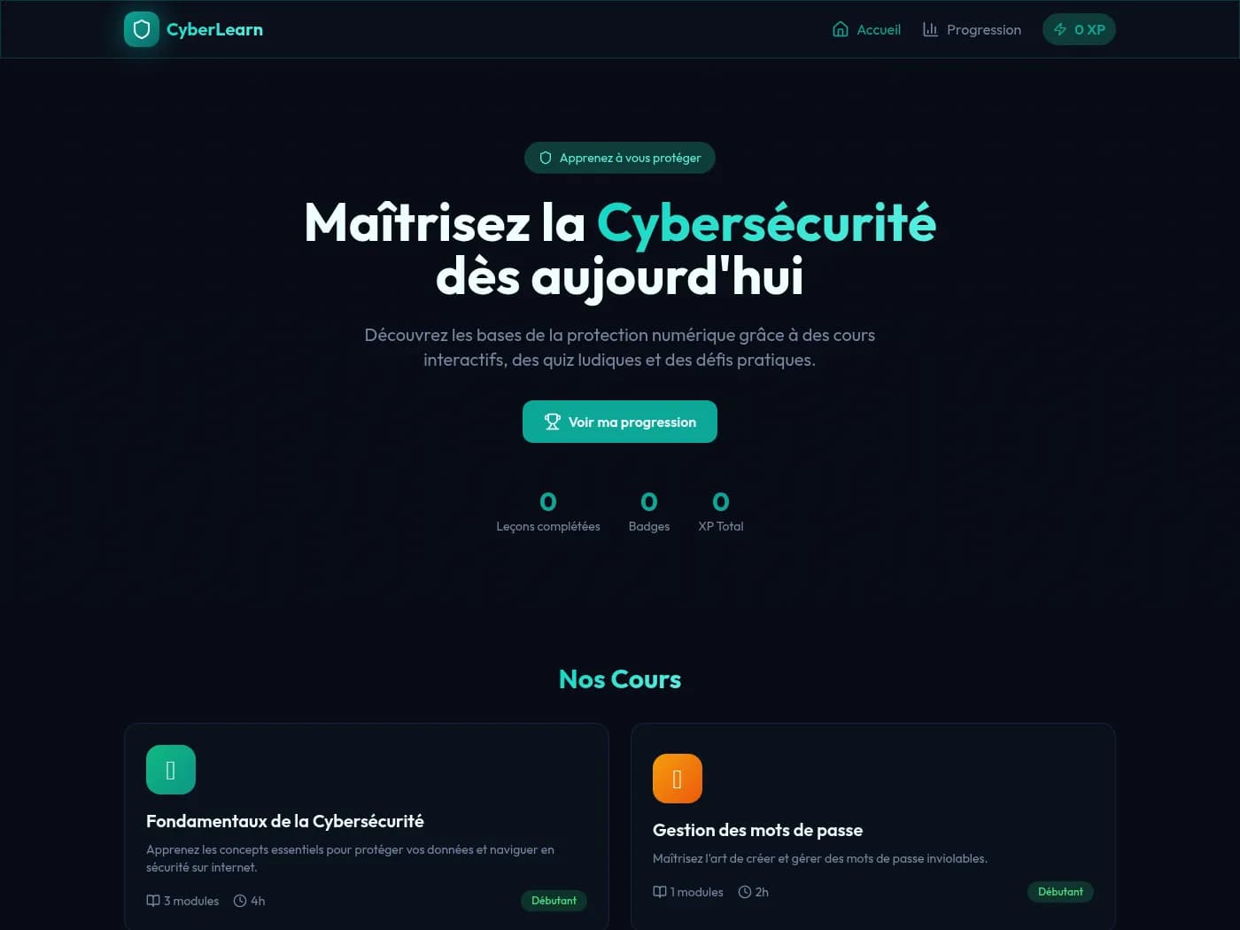 Cyber Sécurité Débutant