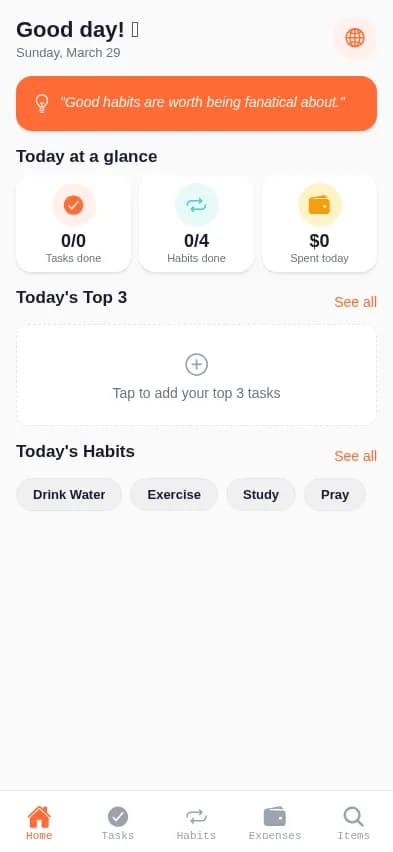DailyHelper Minimal Assistant