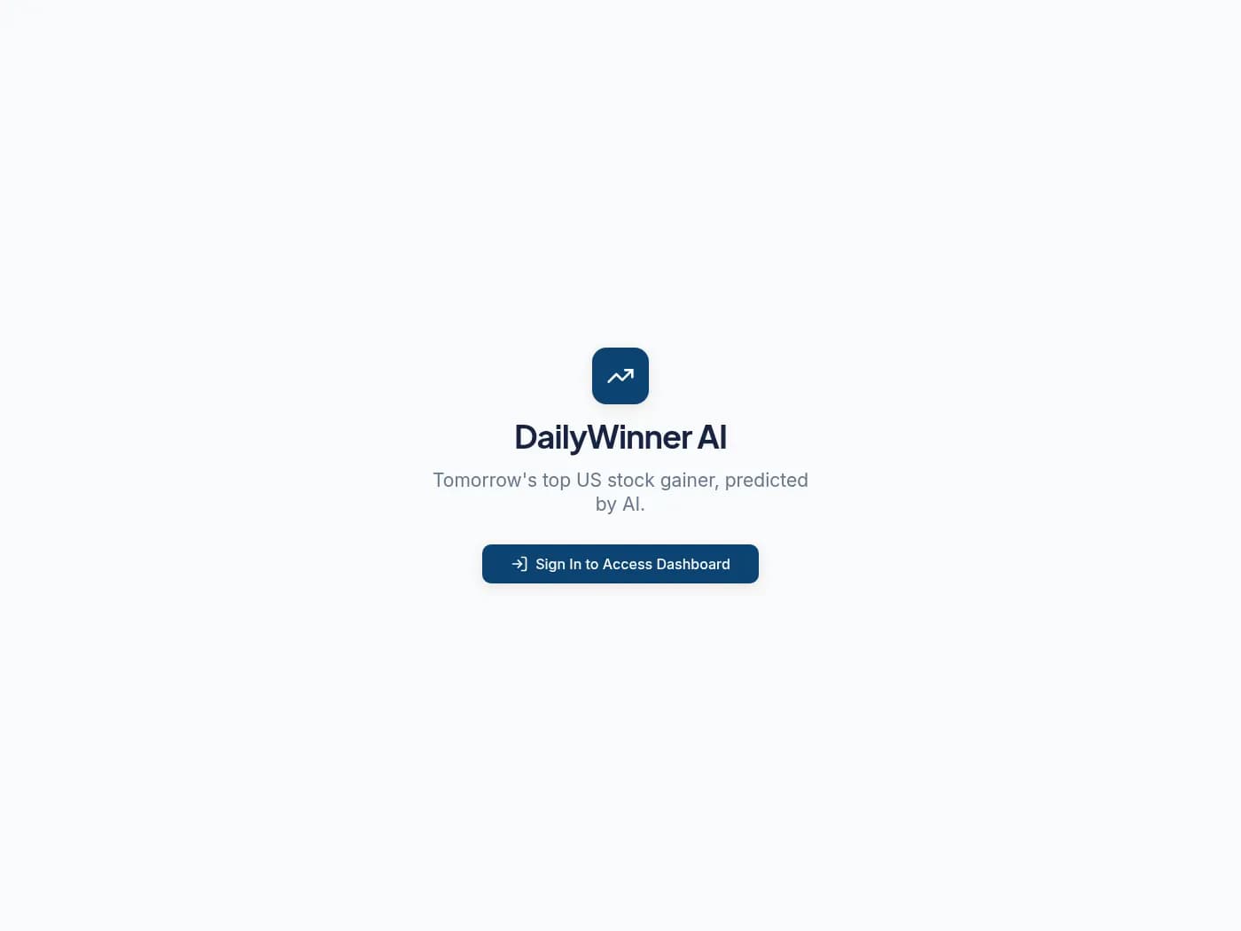 DailyWinner AI - Stock Predictor