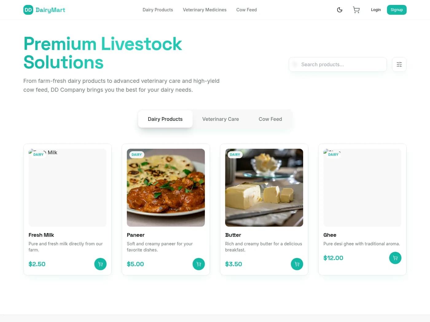 DairyMart Frontend