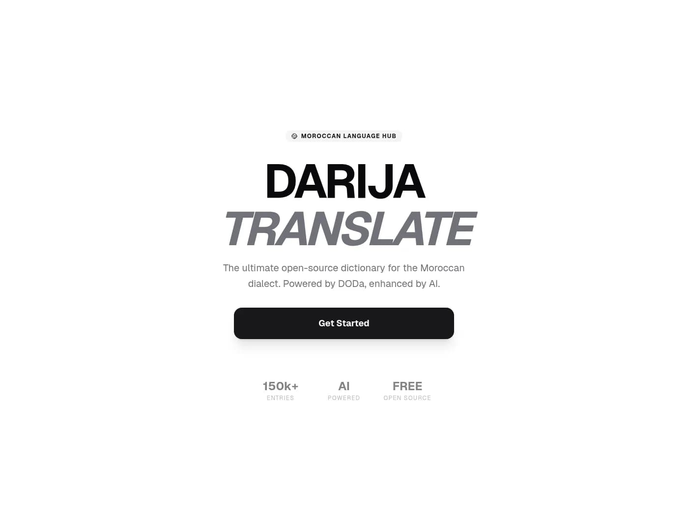 Darija Translate App