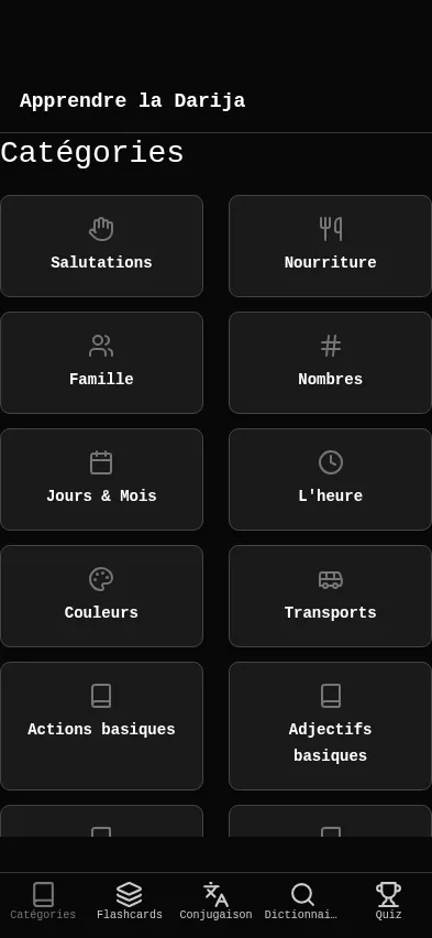 Darija Tutor Mobile