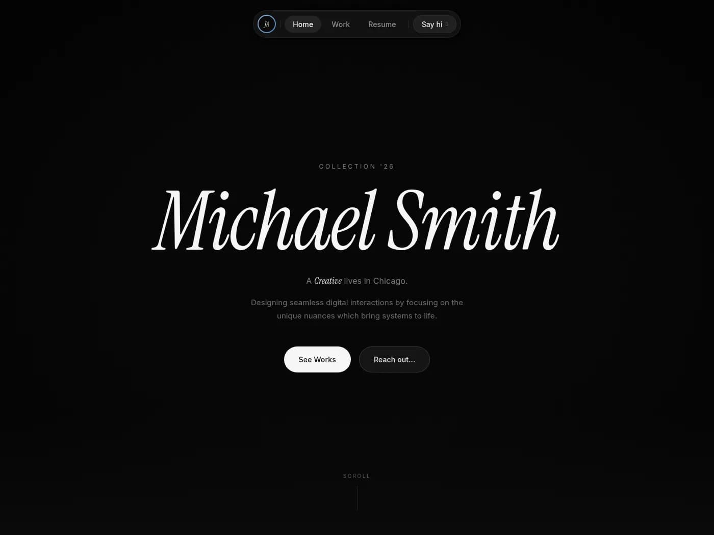 Dark Portfolio NextGen