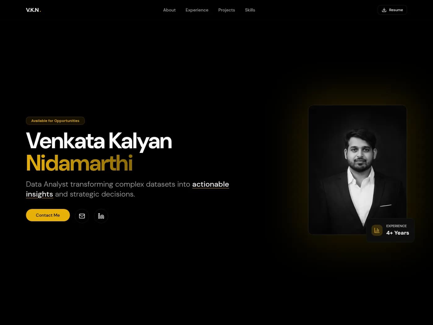 Kalyan Portfolio