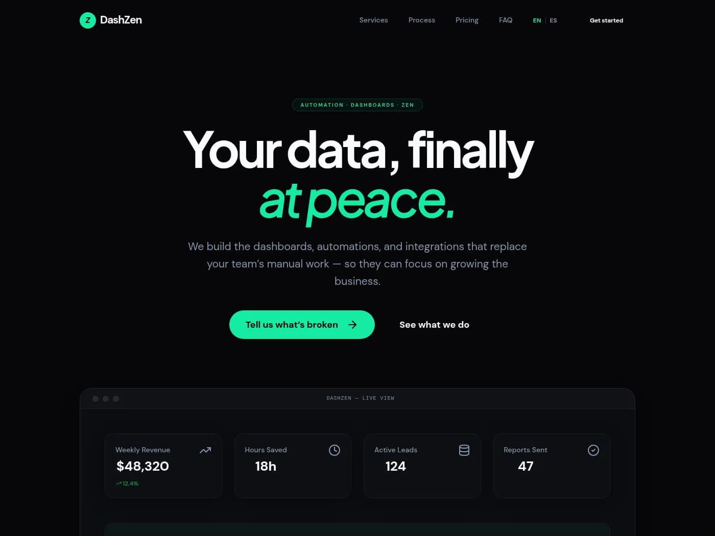 DashZen Redesign