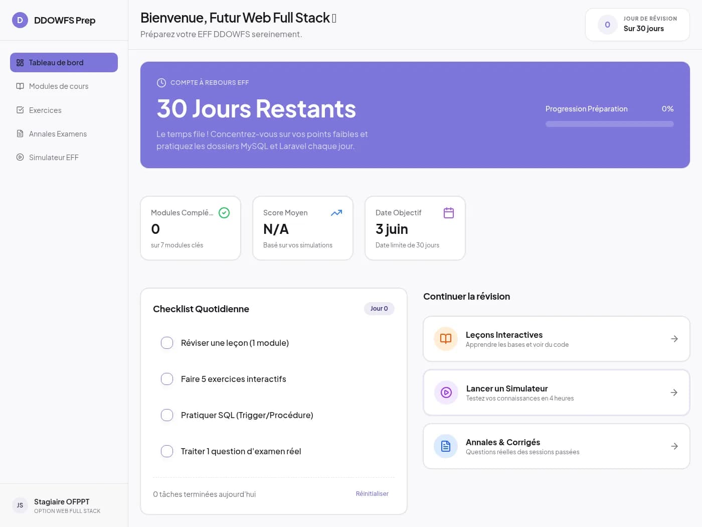 DDOWFS Exam Prep Platform