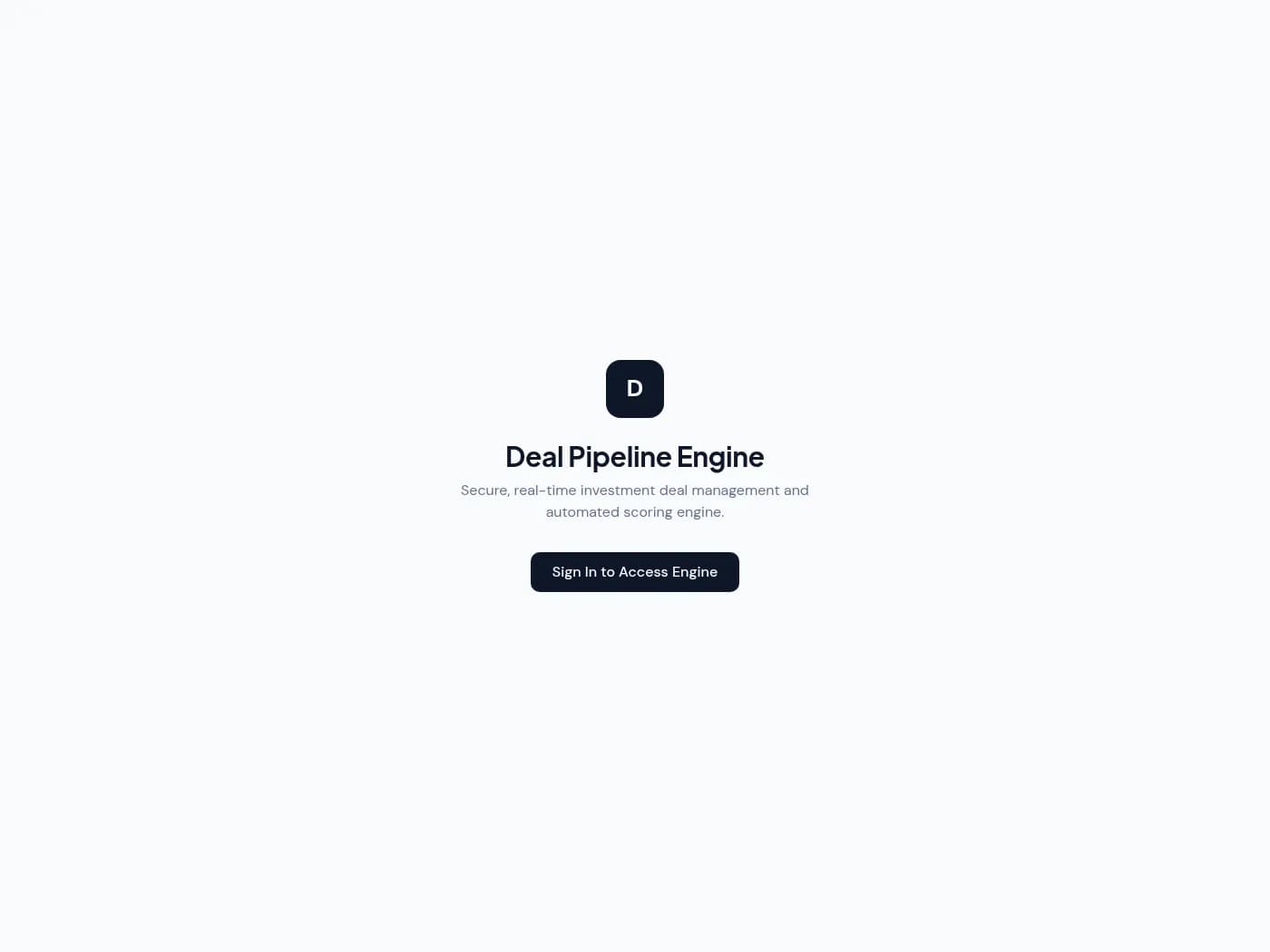 Deal Pipeline Engine