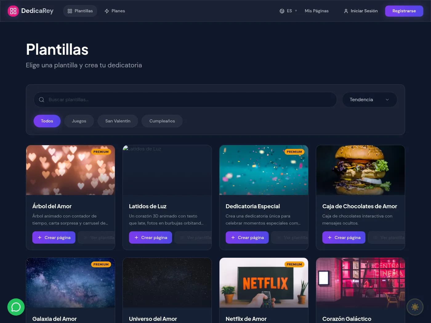 DedicaRey Web Templates