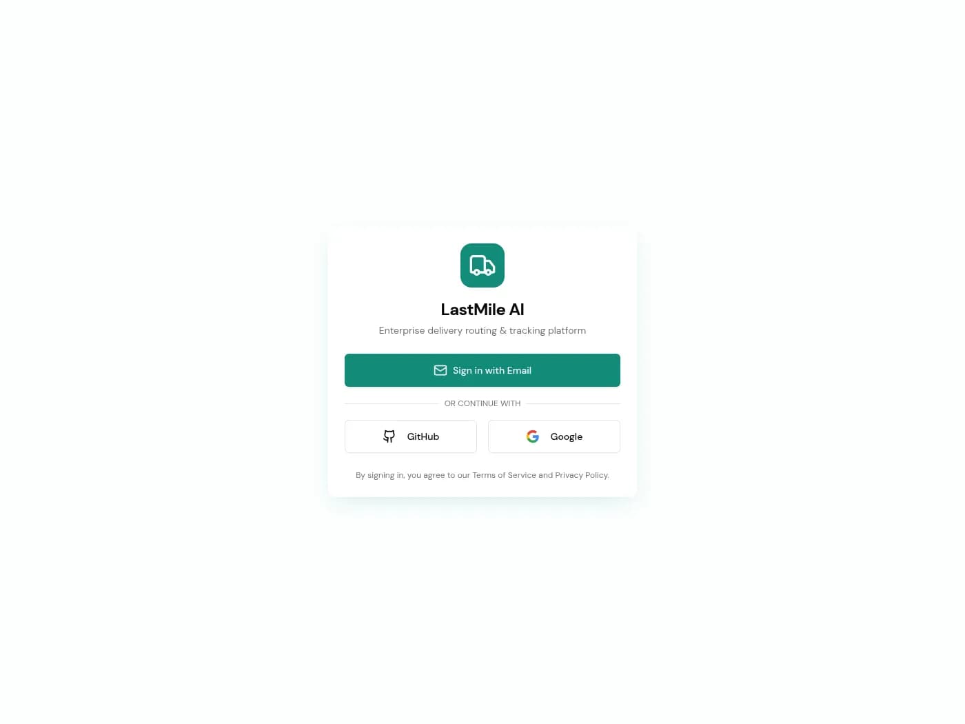 Last-Mile Delivery Web App