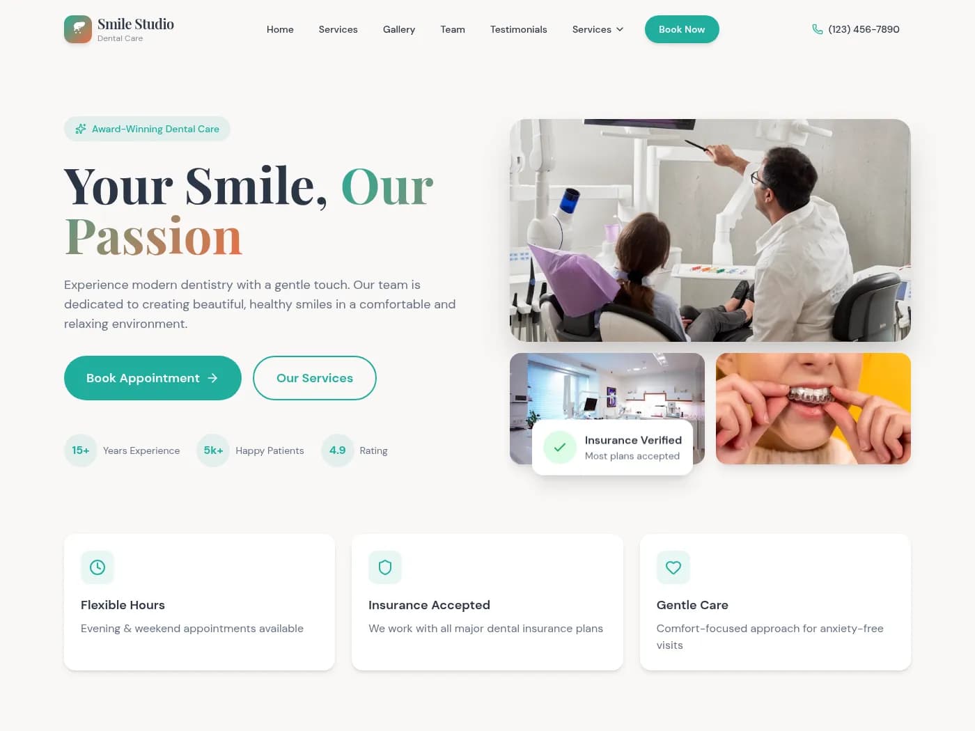 Dentist Interactive Site