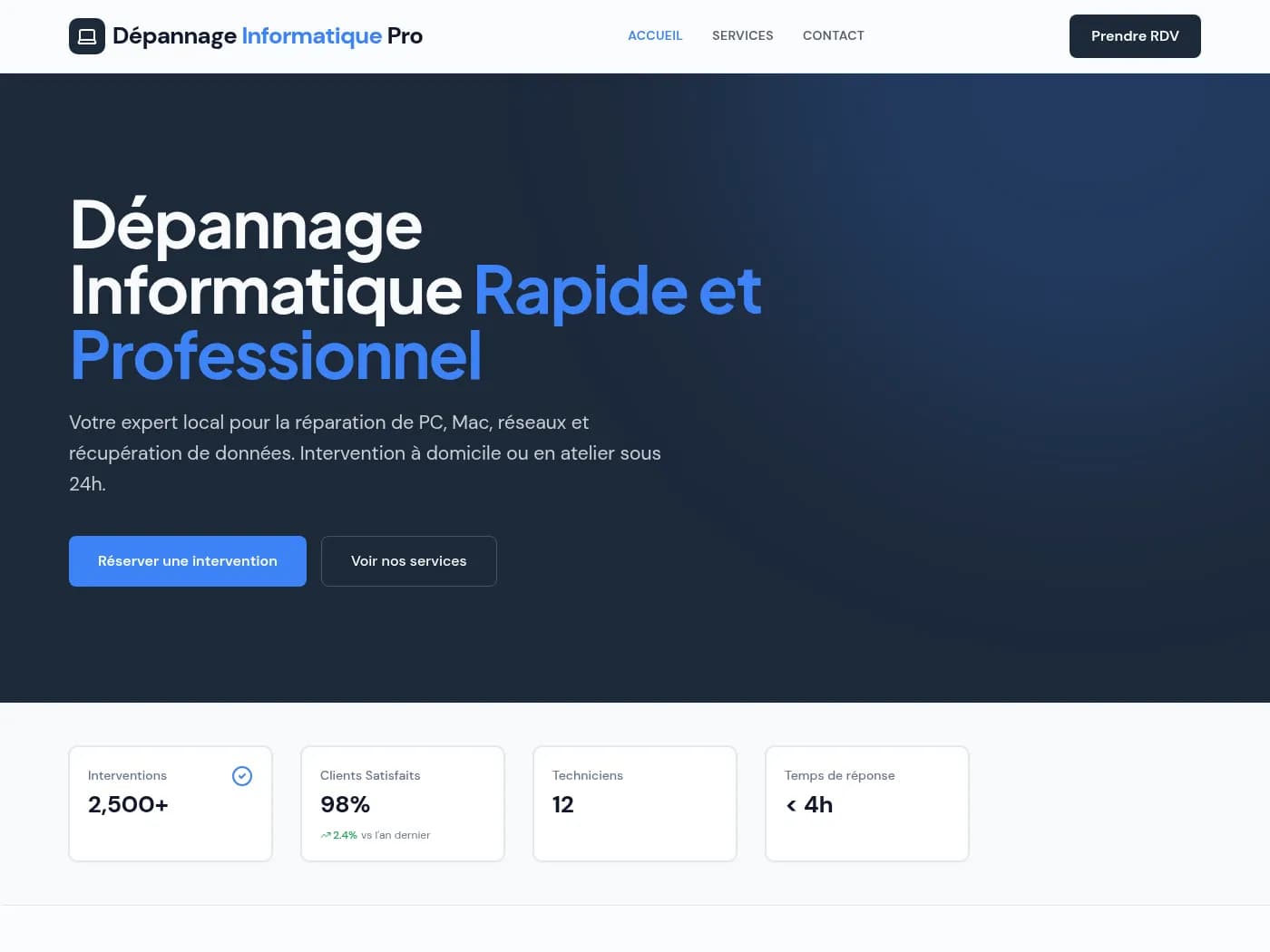 Dépannage Informatique Pro