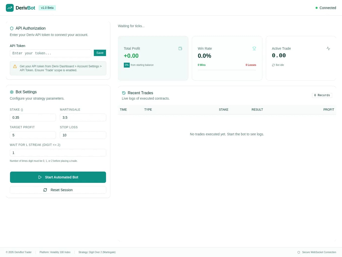 Deriv Bot Trader