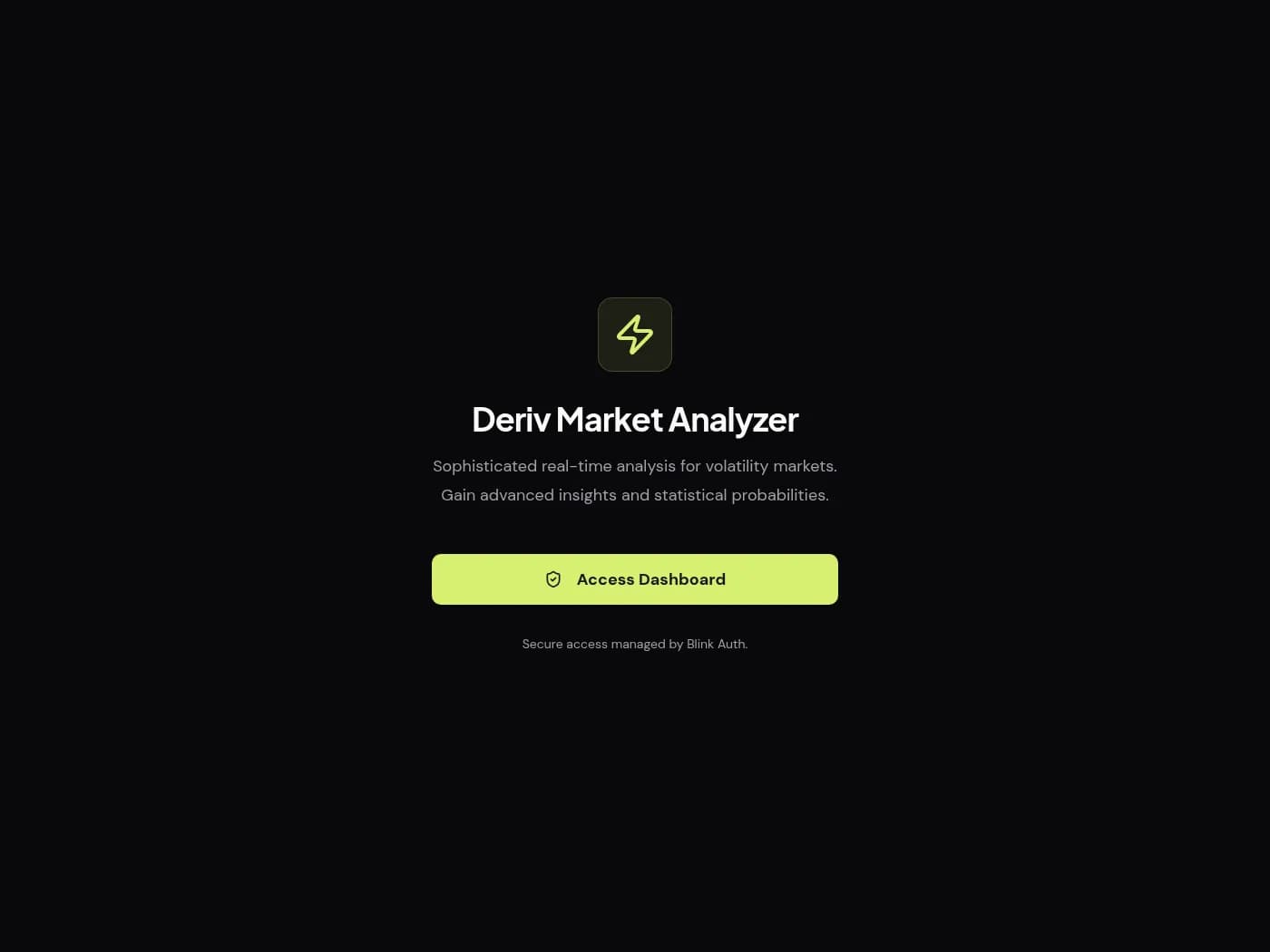 Deriv Market Analyzer