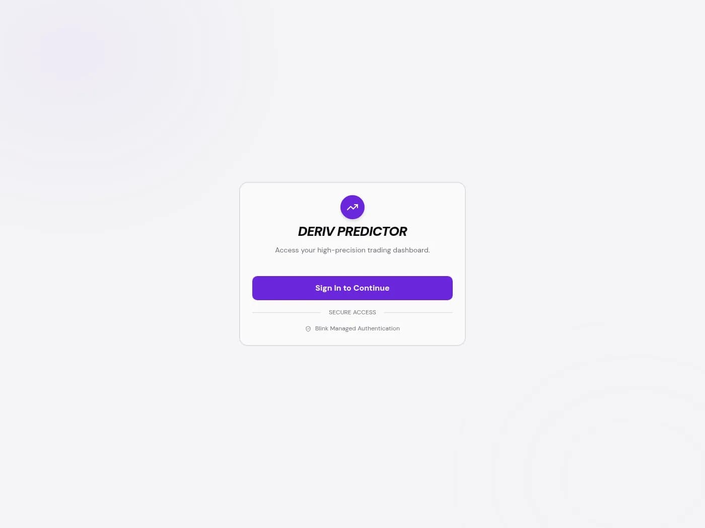 Deriv Match Predictor