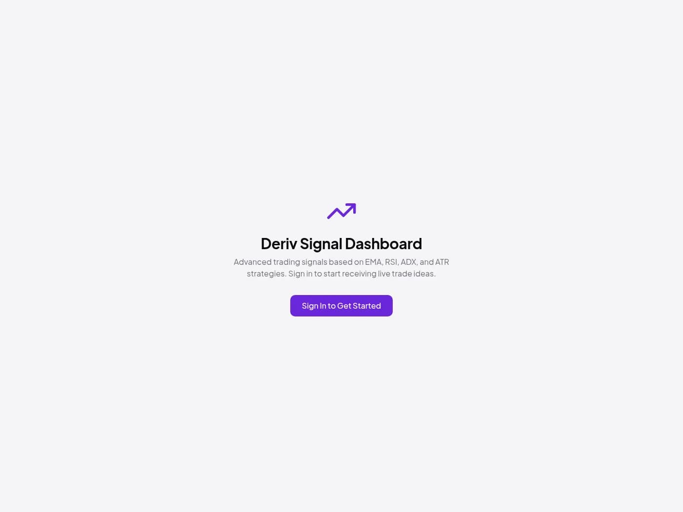 Deriv Signal Dashboard